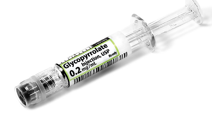 Glycopyrrolate Injection, USP, PFS Simplist 0.2 mg per 1 mL